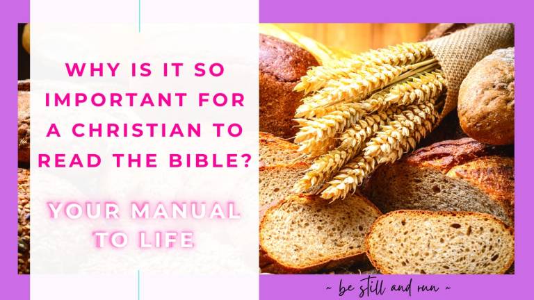 Why is it so Important for a Christian to Read the Bible? – Be Still ...